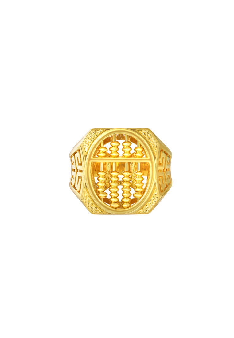 TOMEI Abacus Ring, Yellow Gold 916 – eTomei.com Tomei Gold & Jewellery