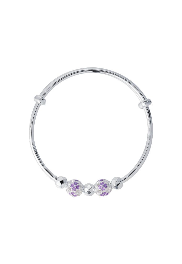 TOMEI Pure Faith Collection Exquisite Bangle, Silver – eTomei.com Tomei ...